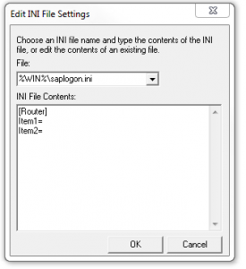 Eine INI Datei nicht reparieren | Ontrex Software Package Atelier Teamblog